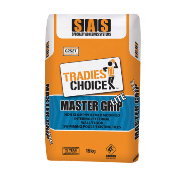 Shop SAS Master Grip Tile Glue 15kg Tiles