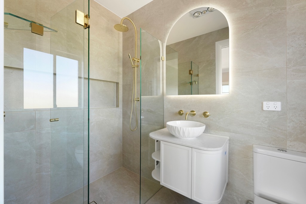 Carina Nutmeg In & Out Stone Look Tile 300x600mm