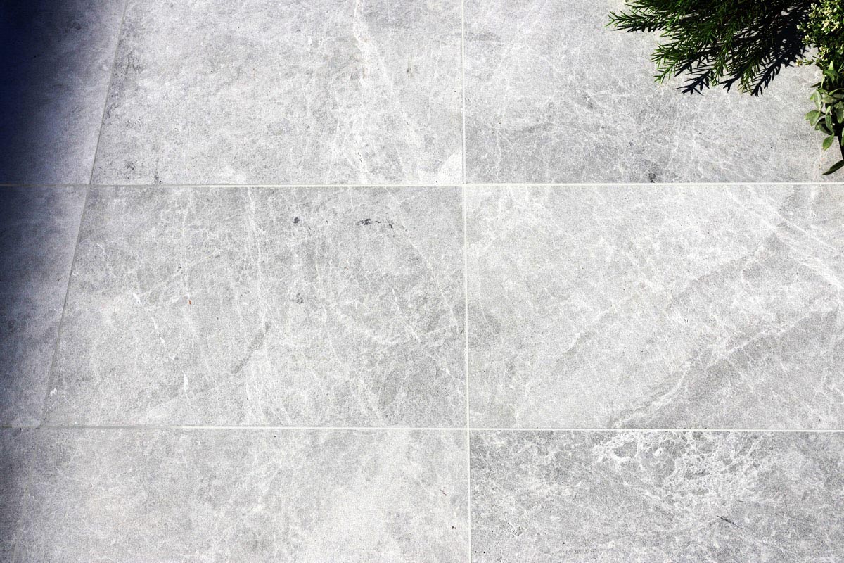 Tundra Grey Sandblasted & Brushed Natural Stone Paver 406x610x30mm