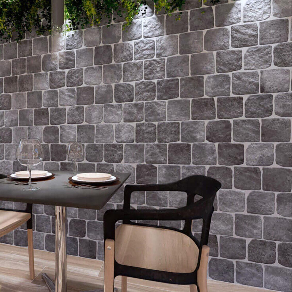 Spanish Cottage Dark Grey External Tile 150x150mm