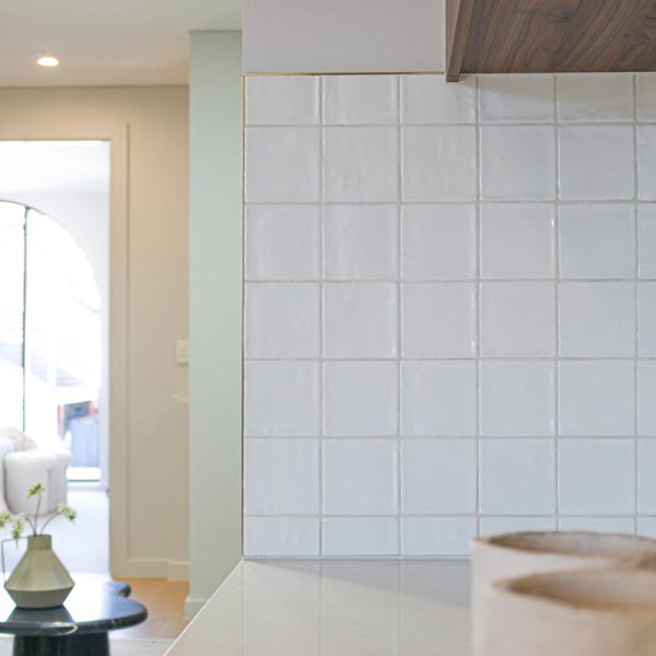 Shop Handmade White Matt Subway Wall 100x100 Tiles