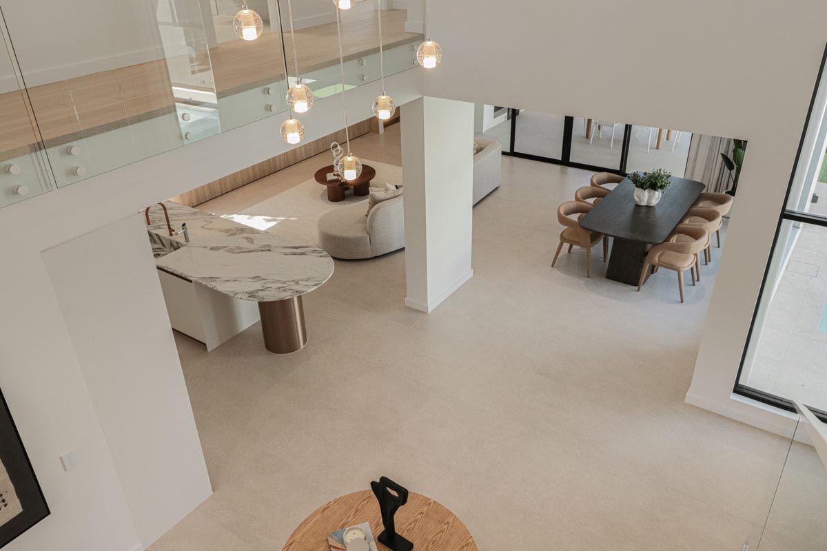 Prinstone Ivory Honed Large Format Stone Look Tile 750x1500mm