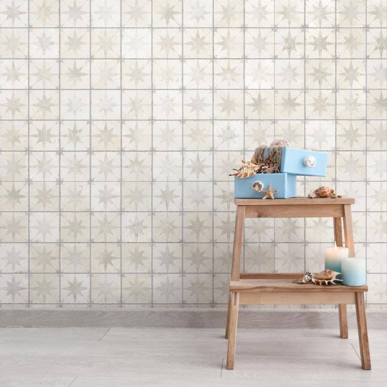 Buy Stella Terracotta Matt Pattern Tile 200x200 (Code:02773)