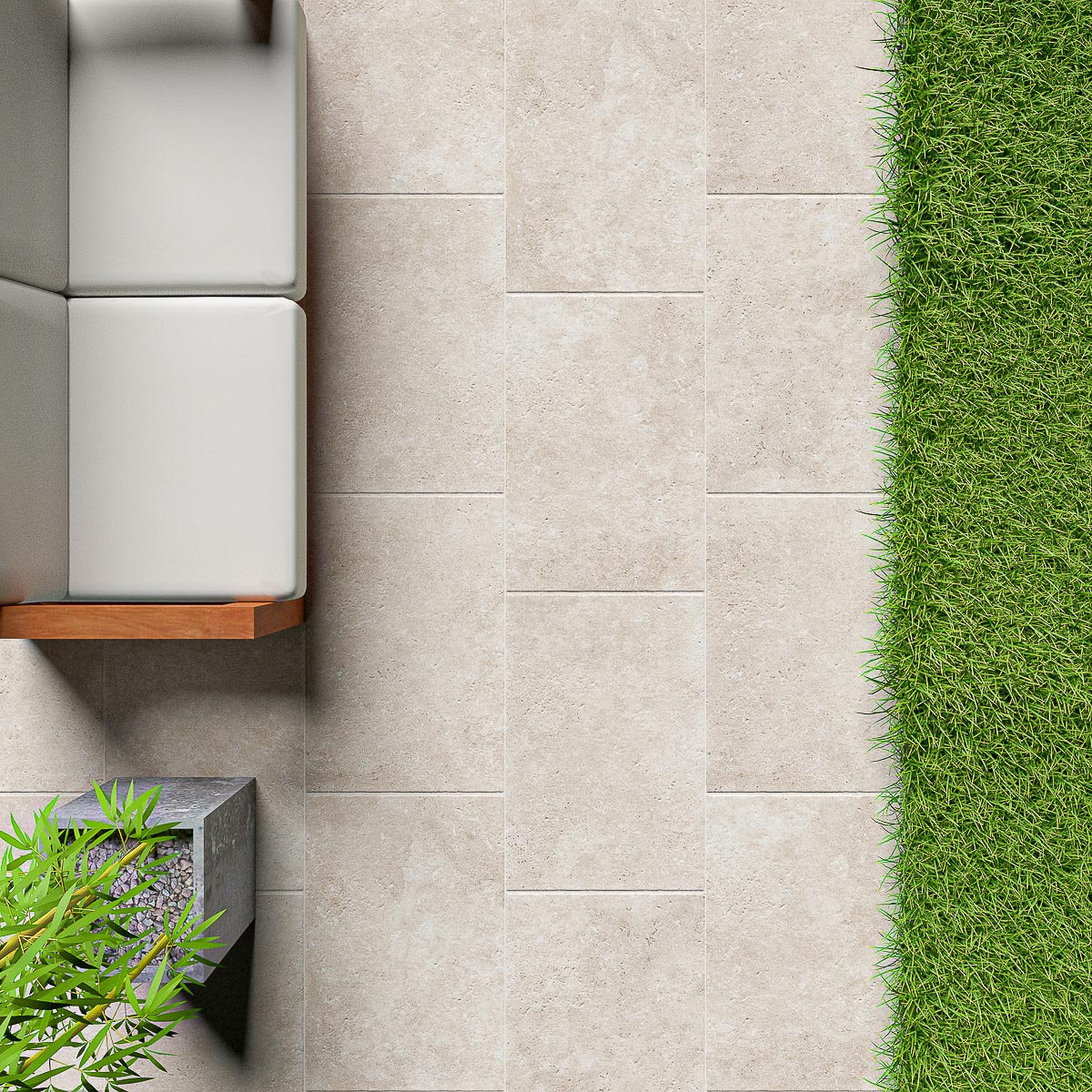 Cantata Beige Matt French Pattern Travertine Look Tile (Code:02854 ...