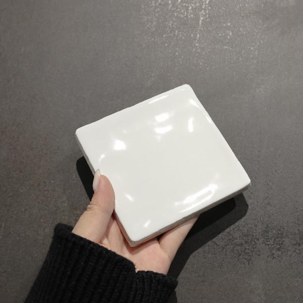 Handmade White Gloss Subway Wall Tile 100x100 (Code:02858) Cheapestiles