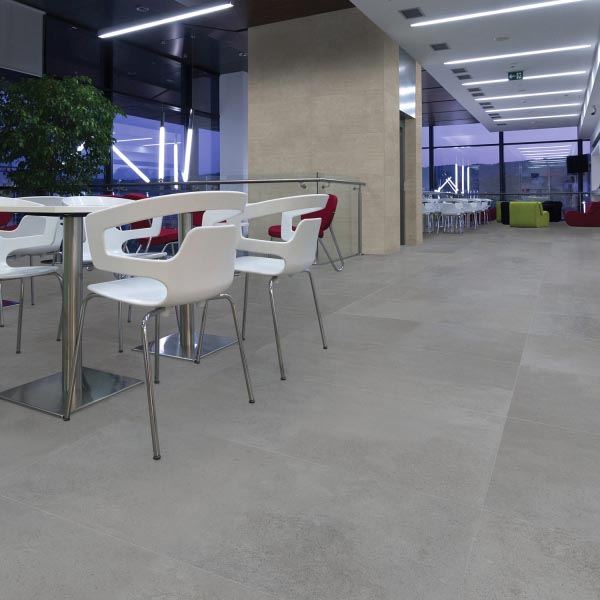 Surface Cool Grey Matt Concrete Look Tile 600x1200mm