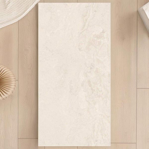 Classic Travertine Warm Matt Large Format Porcelain Tile 750x1500mm