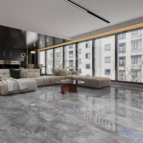 Buy Florence Grey Polished Stone Look Tile 600x1200 (code:02902)
