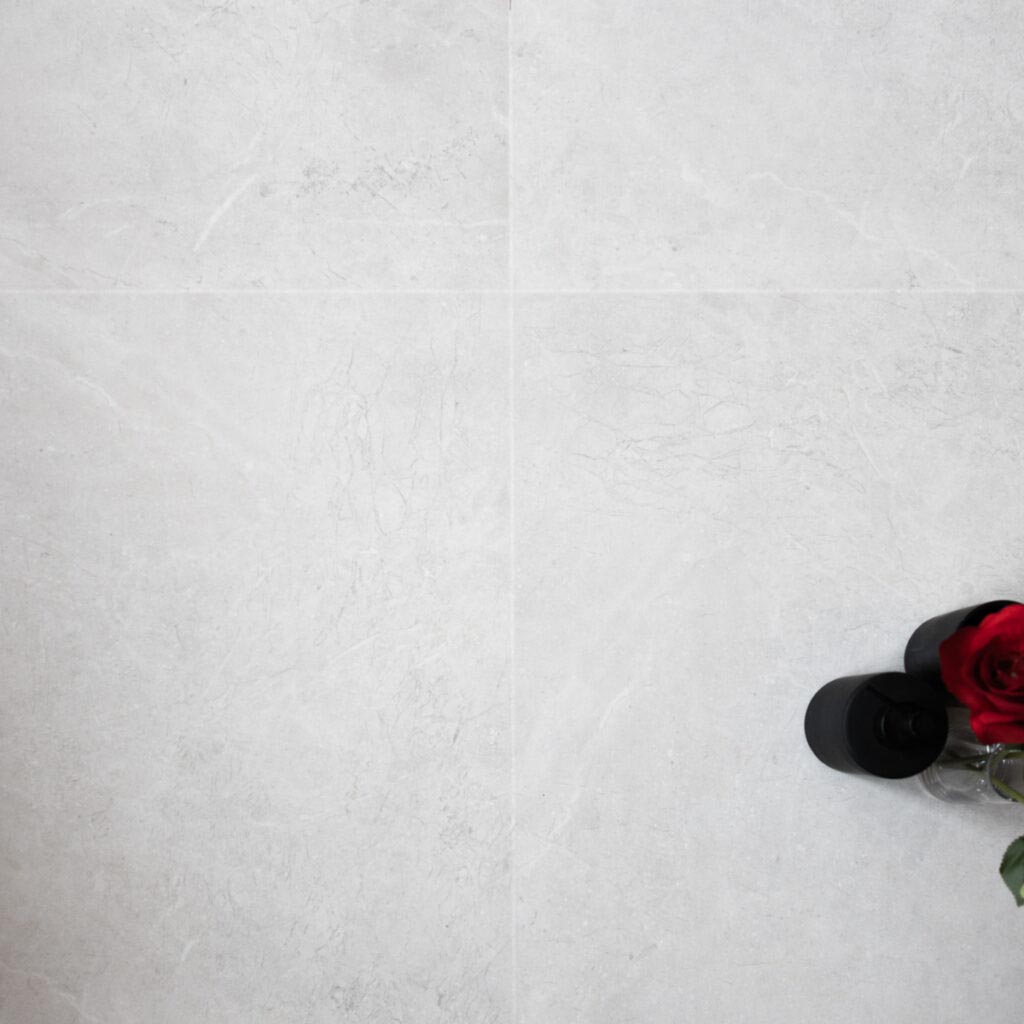 Buy Portus White Polished Stone Look Tile 600x600 (Code:02897) Online ...