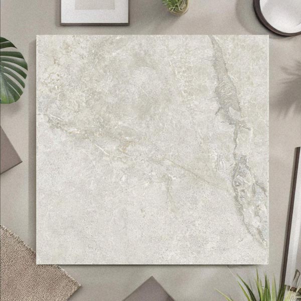 Newport Bianco External Stone Look Tile 600x600mm