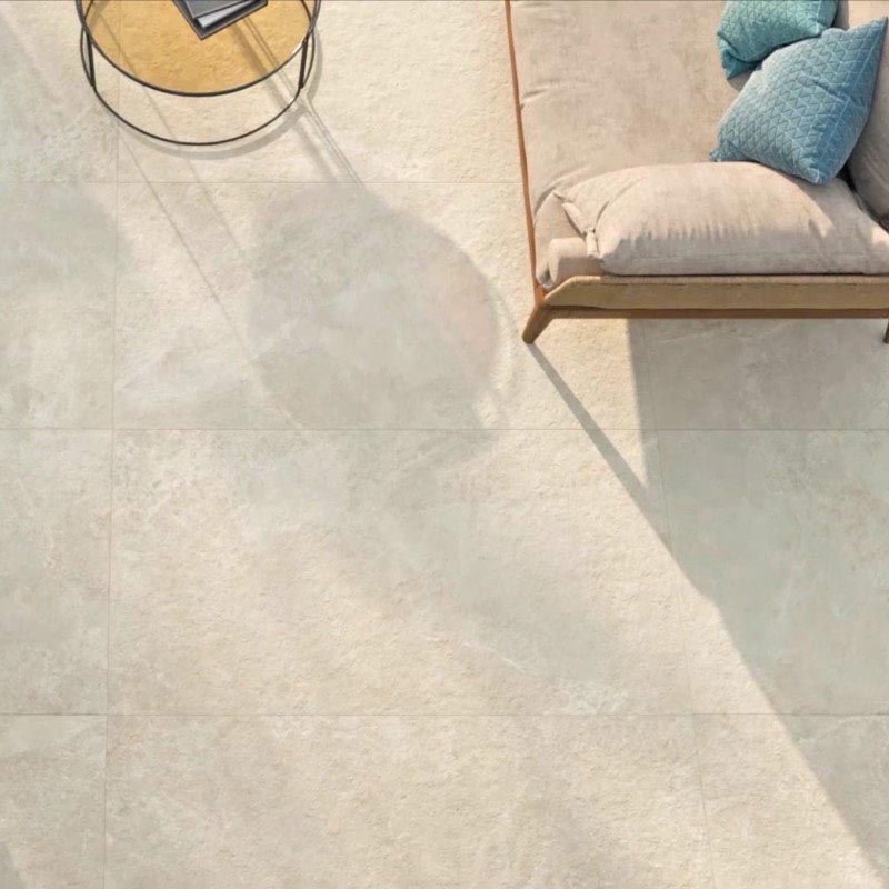 Buy Spanish Tempe Beige In&Out Large Stone Look Tile 1200x1200 (Code:02932)