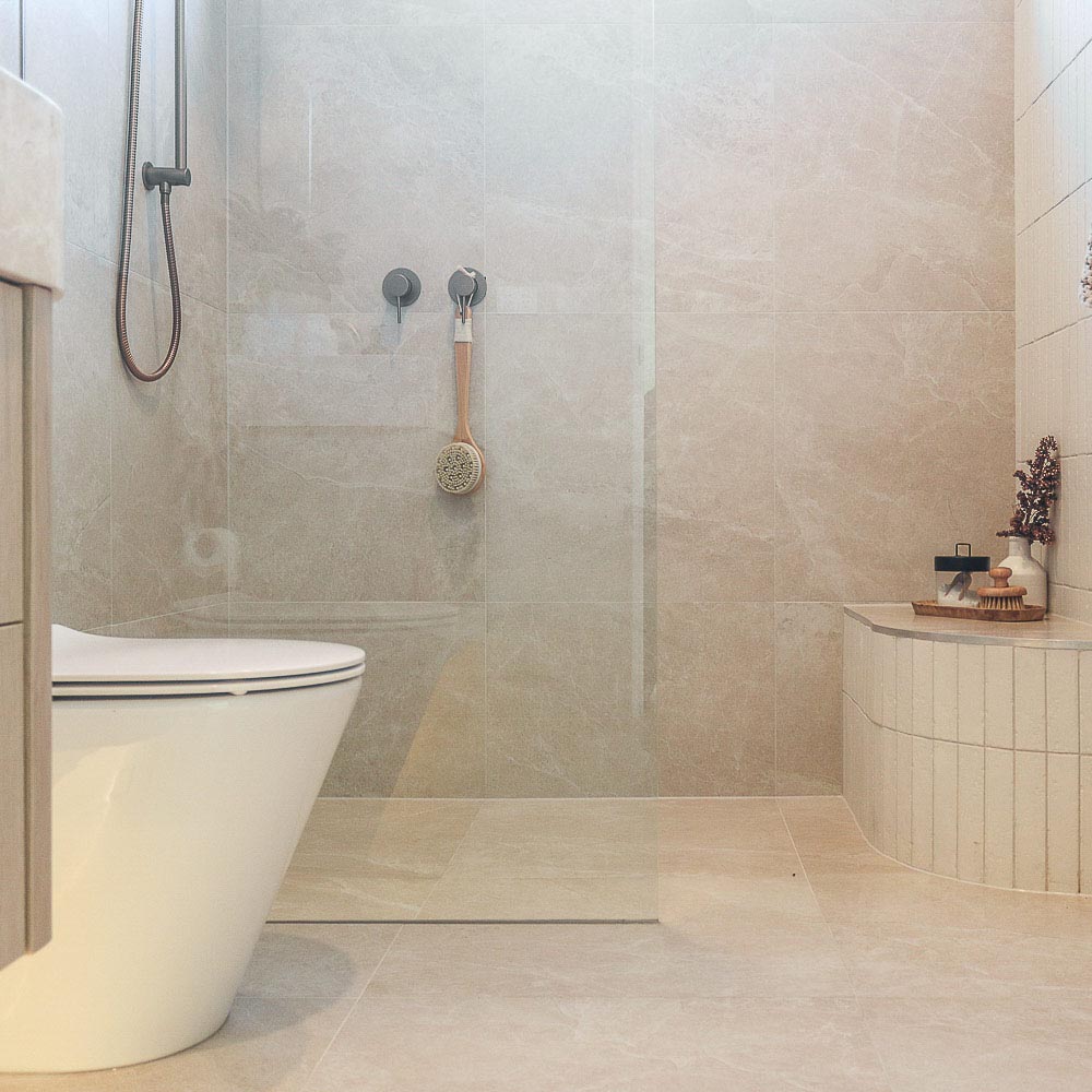 Buy Carina Nutmeg In&Out Stone Look Tile 600x600 (Code:03001)