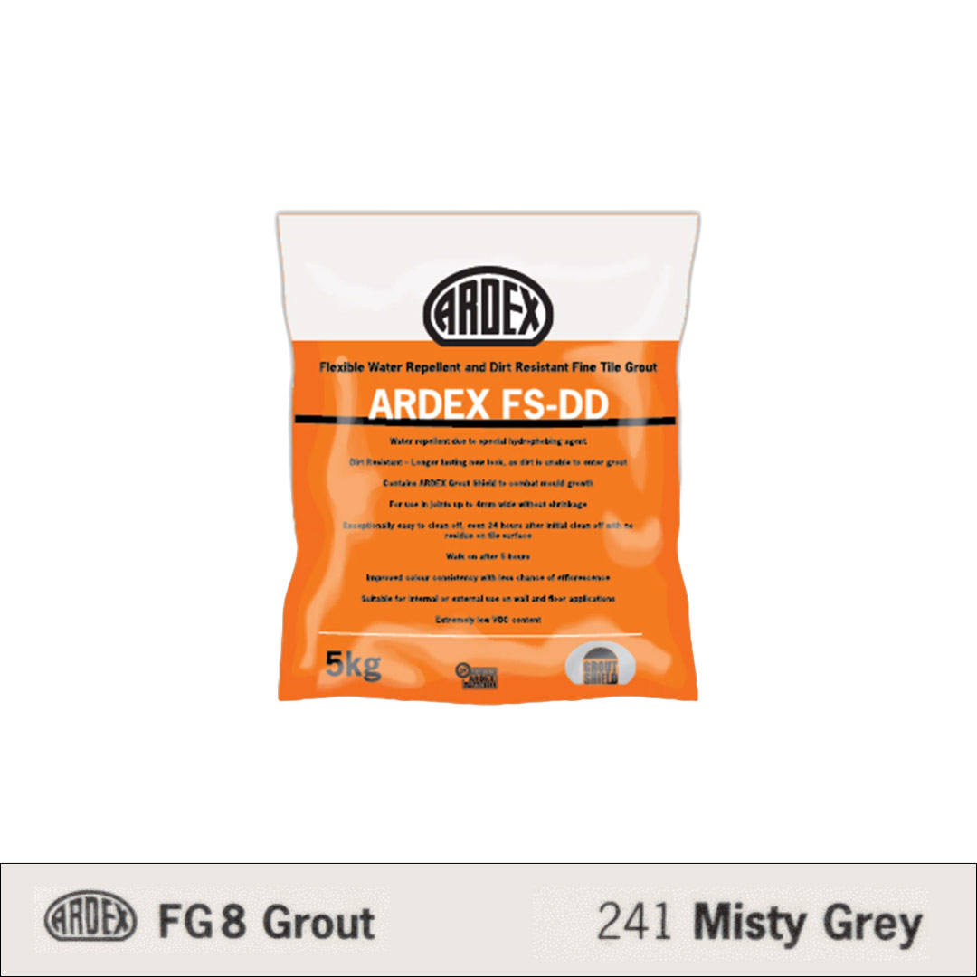 Buy Ardex FG8 Grout 5KG Misty Grey 241 (Code:03160)