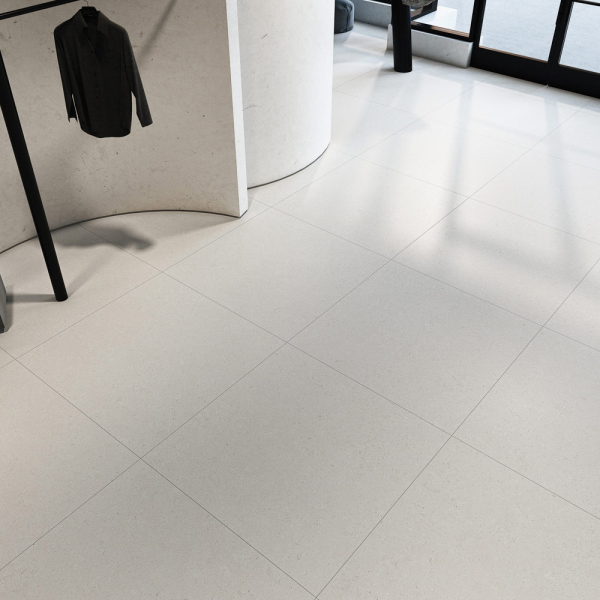 Athens Bianco Matt Large Format Limestone Look Tile 1200x1200mm