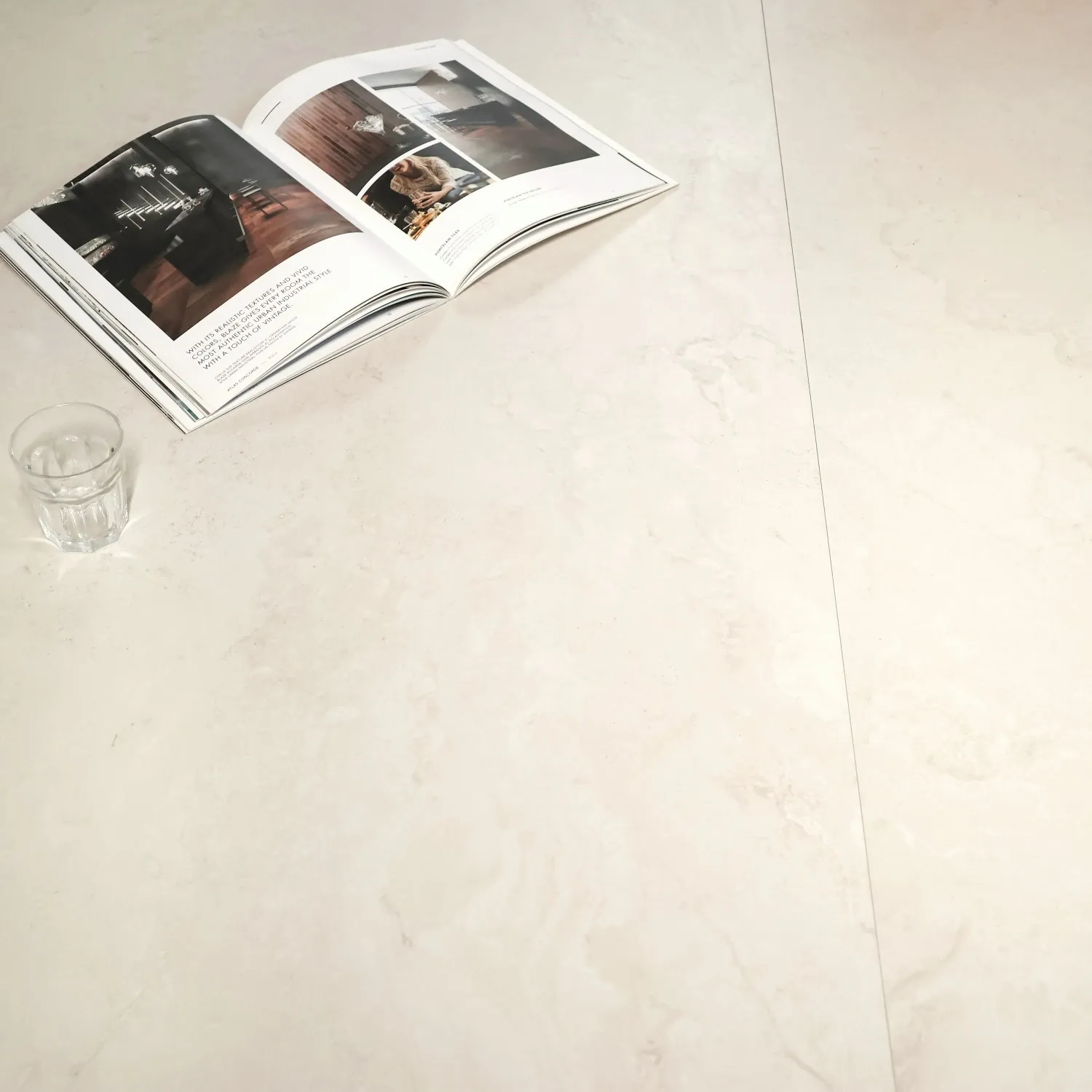 Classic Travertine Bianco Matt Large Format Tile 750x1500mm