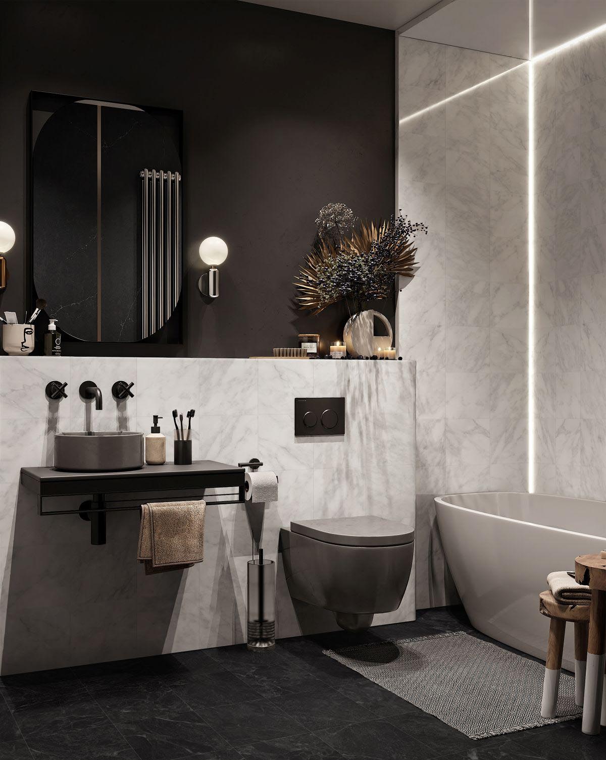 Arch Calacatta Matt Marble Look Feature Tile 200x200mm