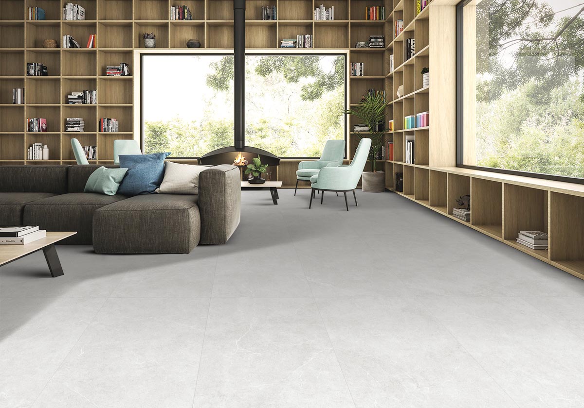 Buy Valentine Bianco Silk Stone Look Tile 600x600 (Code:03249)